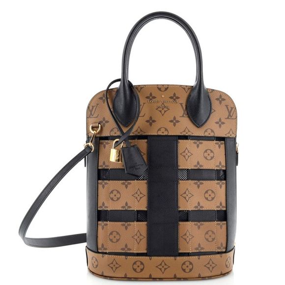 Louis Vuitton | Bags | Louis Vuitton Tressage Tote Reverse Monogram ...